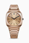 Buy D1 Milano Gold Square Quartz Stainless Watch, 37mm Online for Men ...