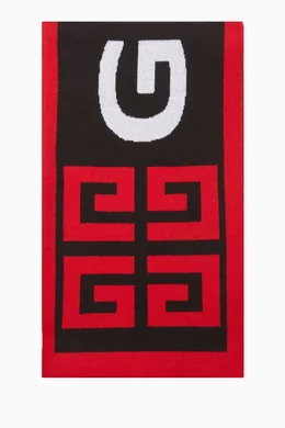 givenchy red scarf