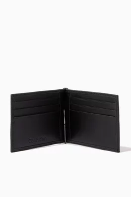 Buy Calvin Klein Black Money Clip Billfold Wallet in Leather For Men Online Ounass Oman