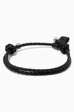 Bottega veneta black nappa bracelet store