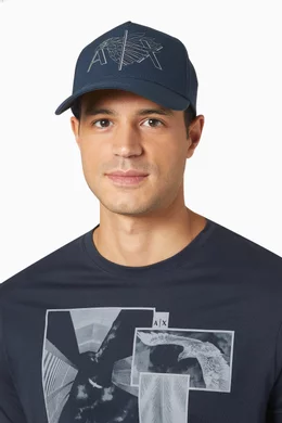 armani exchange eagle hat