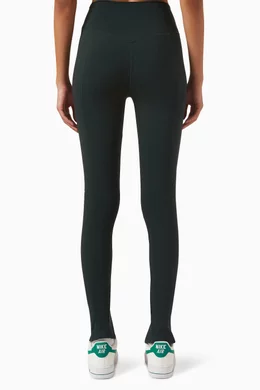 split seam yoga pants