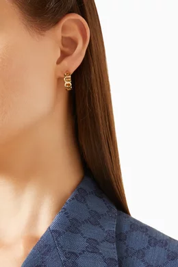 Gucci hoop earrings store