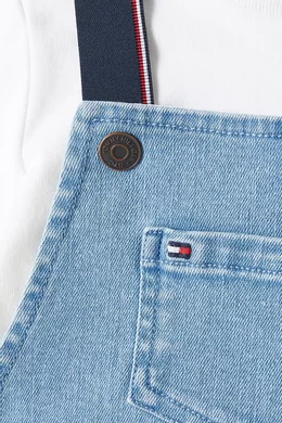 tommy hilfiger denim dungarees