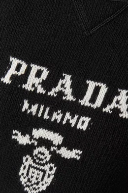 prada logo jumper
